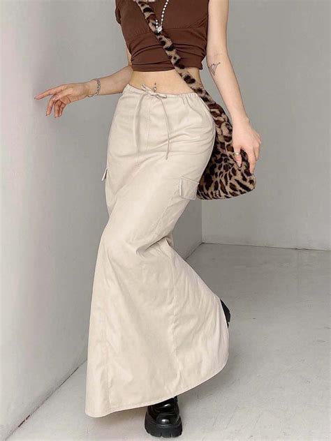 Xandra Nude Cargo Skirt Mellow Picks
