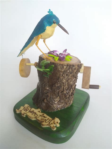 Blue Bird Automata Etsy