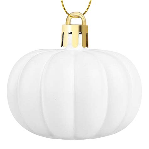 12 Pcs Pumpkin Hanging Ornaments Fall Mini Pumpkin Ball Tree Pendant