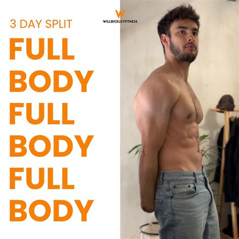 3 Day Plan Full Body Willbickleyfitness