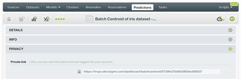 cluster predictions privacy