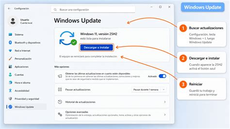 Cómo Actualizar Windows 11 A La Última Versión 25h2 Guía