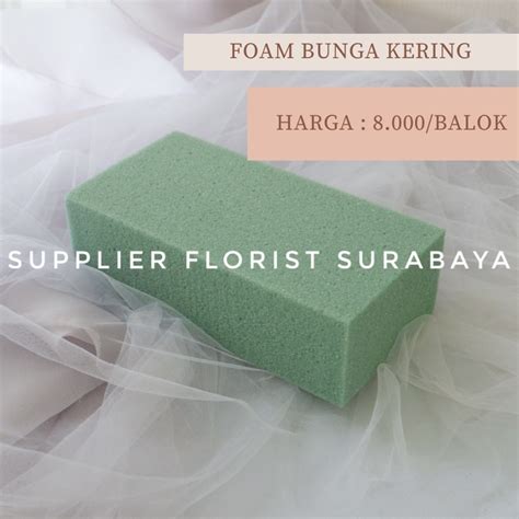 Jual 21 X 65 X 105cm Foam Bunga Kering Putek Kering Oasis Kering Foam Kering Busa