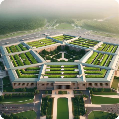 Ai Reimagines Famous Us Buildings With A Green Living Roof