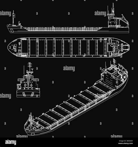 Ship Architecture Elements Stock Vector Images Alamy