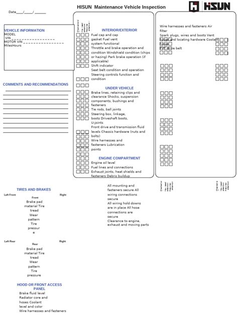 Orv Multipoint Checklist Pdf