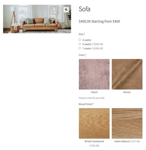 how to add a custom product builder in woocommerce