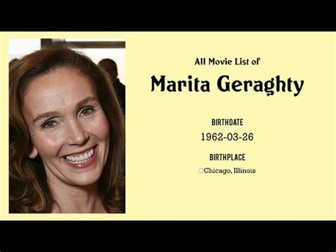 Marita Geraghty Movies List Marita Geraghty Filmography Of Marita