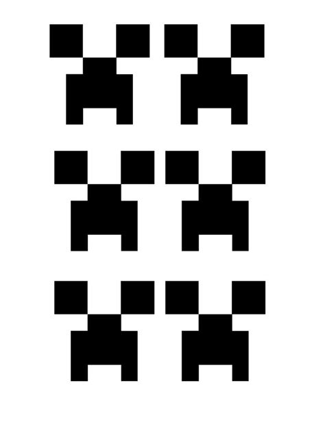 Minecraft Creeper Template