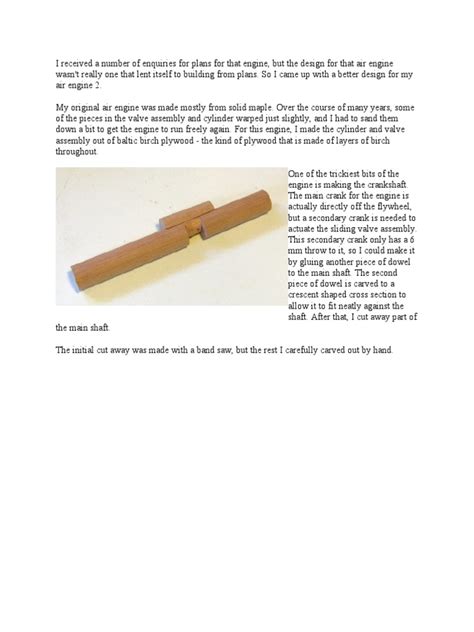 Air Engine Plans