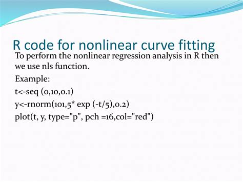 Non Linear Curve Fitting Pptx