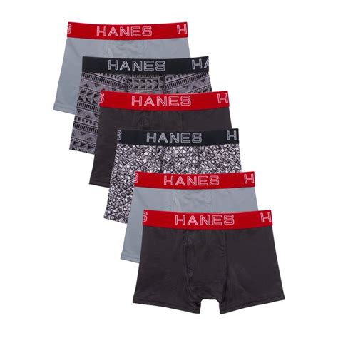 Hanes Boys X Temp Stretch Underwear Boxer Briefs 51 Bonus Pack