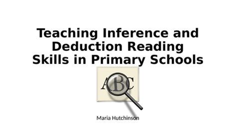 Teaching Inference And Deduction Reading Skills In Primary Bundle Teaching Resources