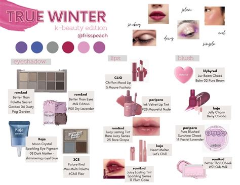 True Winter Makeup K Beauty Edition True Winter Makeup Winter