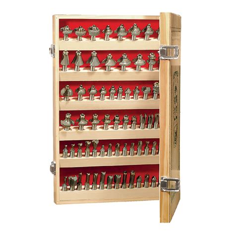 Router Bit Storage Cabinet Holds 66 Bits 12″ Shank Router Bit Storage Cabinet Holds 66 Bits 12″ Shank