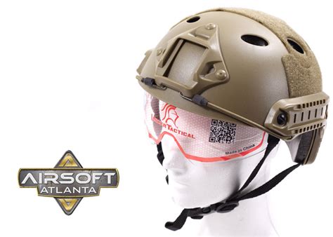 Fast Tactical Helmet W Retractable Visor Popular Airsoft Welcome To