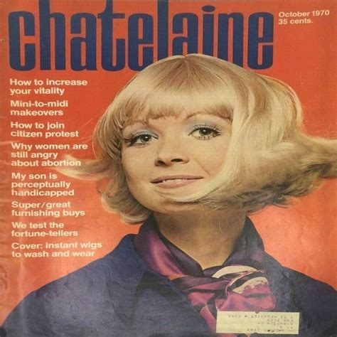 Chatelaine October 1970 How To Increase Your Vitality Magazine