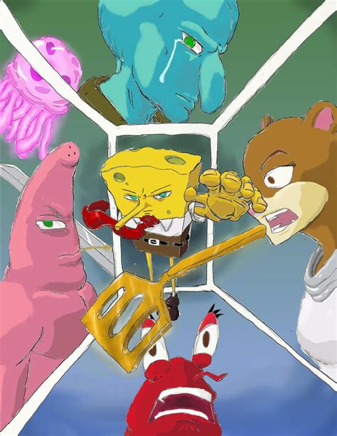 Spongebob Anime Art I Was Working On Recently Rbikinibottomtwitter