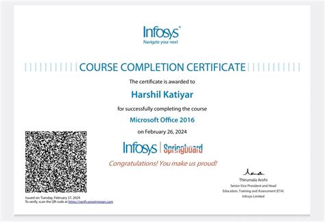 Microsoftexcel Certification Infosysspringboard