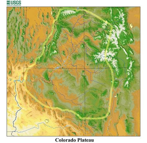 Colorado Plateaus Rugged Beauty A Map Unveiled