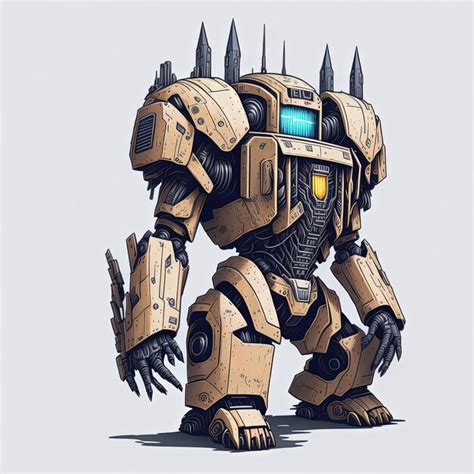 Robô Design Transformador Máquina Metal Adesivo Colorido Ilustrador