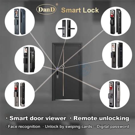 Dual Side Fingerprint Ic Card Code Keypad Camera Viewer Smart Door Lock