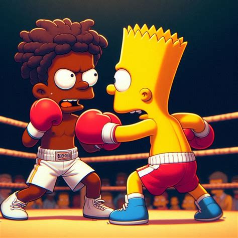 Bart Simpson Boxing By Logarrevan On Deviantart