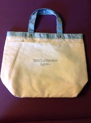 Dolce And Gabbana Light Blue Tote Handbag White Light Blue Travel Gym