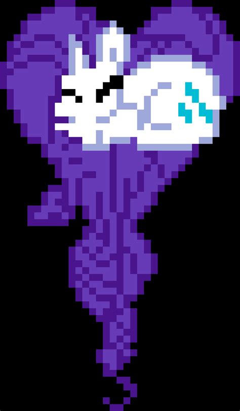 Pixilart Rarity Pixel Art Mlp By Anonymous