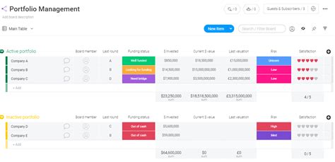 Portfolio Management Template