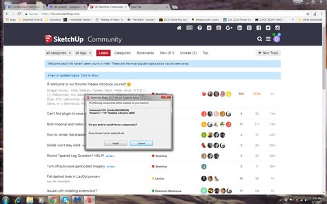 make 2017 problems loading sketchup sketchup community