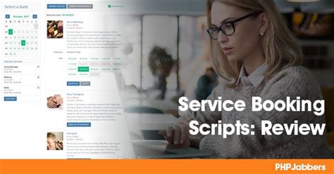 Service Booking Scripts Review Phpjabbers Blog