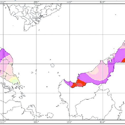Mean Daily Solar Radiation Mjm 2 Download Scientific Diagram