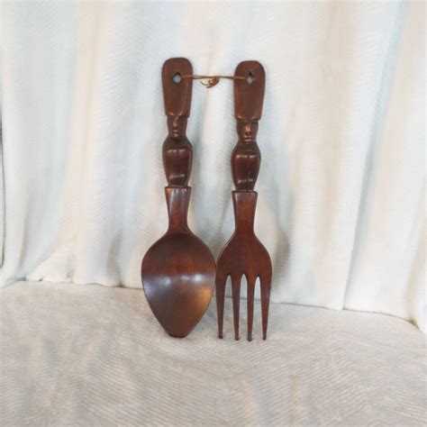 Large Fork And Spoon Wall Decor Etsy