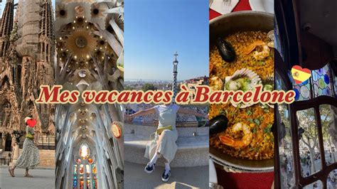 프랑스 유학생 Vlog 🇫🇷 대도시 스페인 바르셀로나에 상경해서 잘 먹고 잘 쉬고 잘 노는 시골쥐 두마리들의 여행일기 🇪🇸 ️