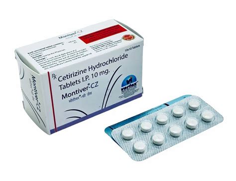 Cetirizine Hydrochloride 10mg Tablets For Hospital At Rs 210box In Jaipur