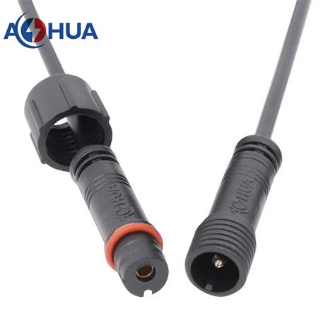 2pin 3pin 4pin Electric Waterproof Connector Cable Ip67 Male Female