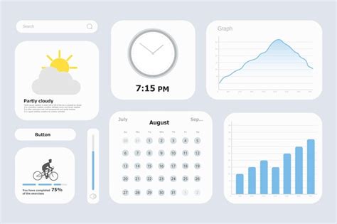 premium vector ui ux illustration elements for phone applications and