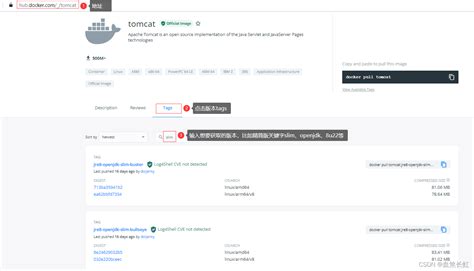 Docker学习：在官网获取docker的最新版本 Docker都有哪些版本 获取tomcat指定版本镜像 获取jdk指定版本镜像