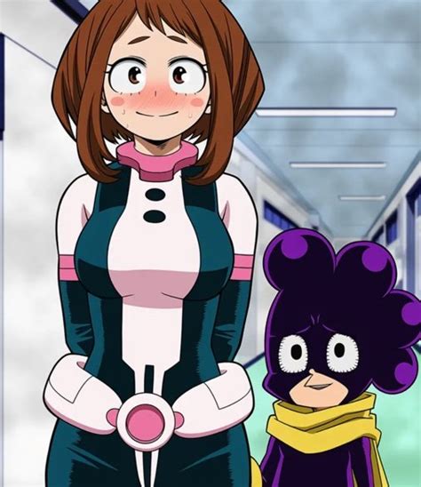 Its Been A Moment Ochako Is Teasing Mineta Even Through She In
