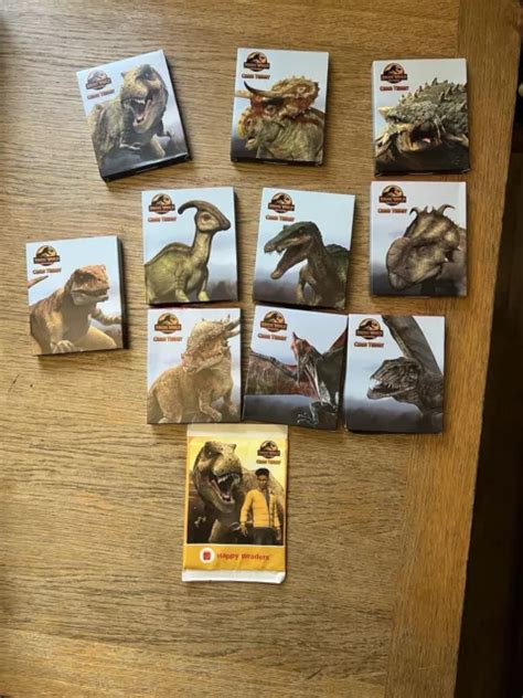 Mcdonalds Happy Meal 2024 Jurassic Park Chaos Theory 3d Dinosaur Kits