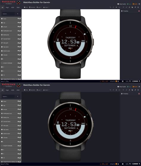 suggestion dark workspace background color r watchfacebuilder