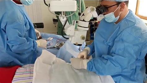 Eye Cataract Surgery Done Successfully At Chc Sankoo Indus Dispatch