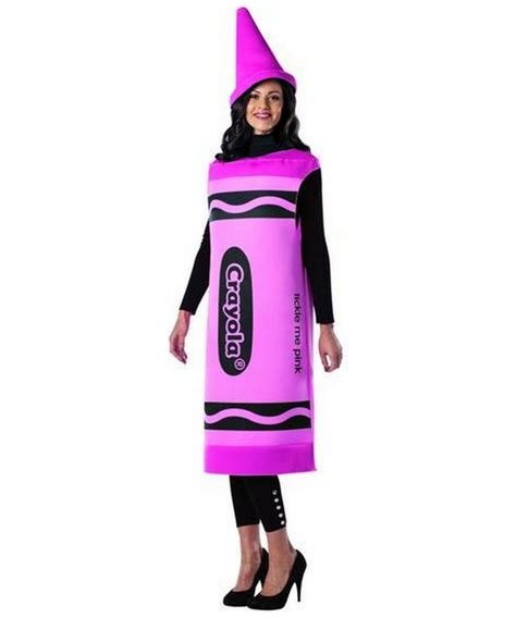 Crayola Tickle Me Pink Costume Adult Costume Crayola Costumes