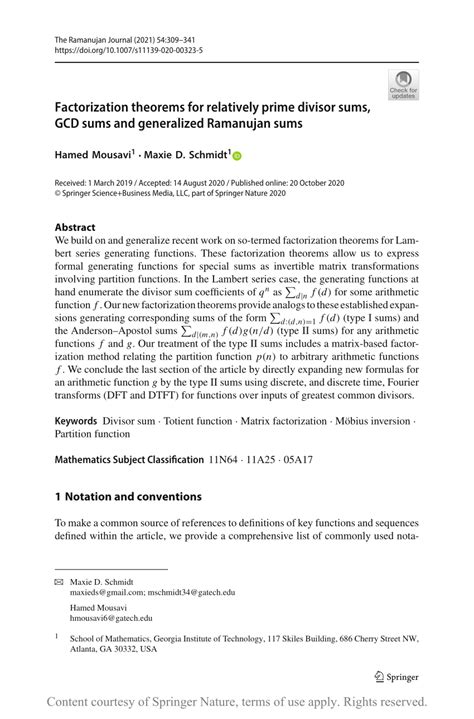 Factorization Theorems For Relatively Prime Divisor Sums Gcd Sums And