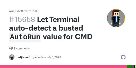 Let Terminal Auto Detect A Busted `autorun` Value For Cmd · Issue
