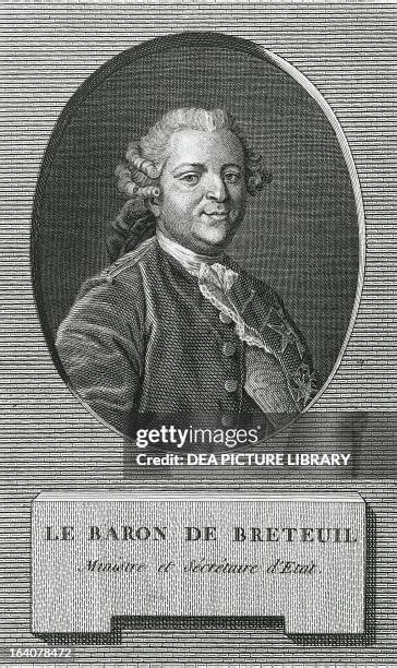 Portrait Of Louis Charles Auguste Le Tonnelier De Breteuil Finance