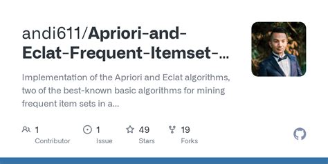 Github Andi611apriori And Eclat Frequent Itemset Mining