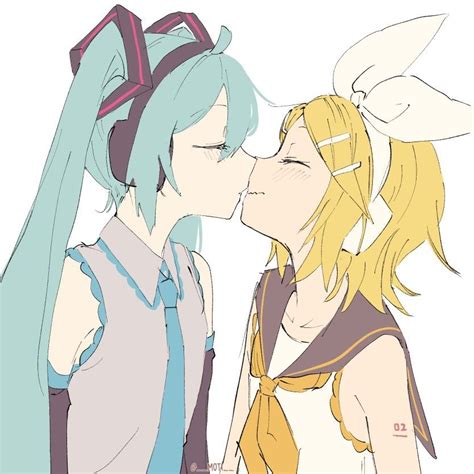 Hatsune Miku Kissing