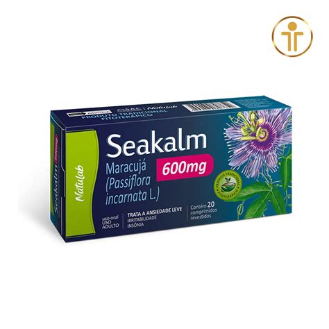 Seakalm 600 Mg Passiflora Incarnata L 20 Comprimidos Natulab